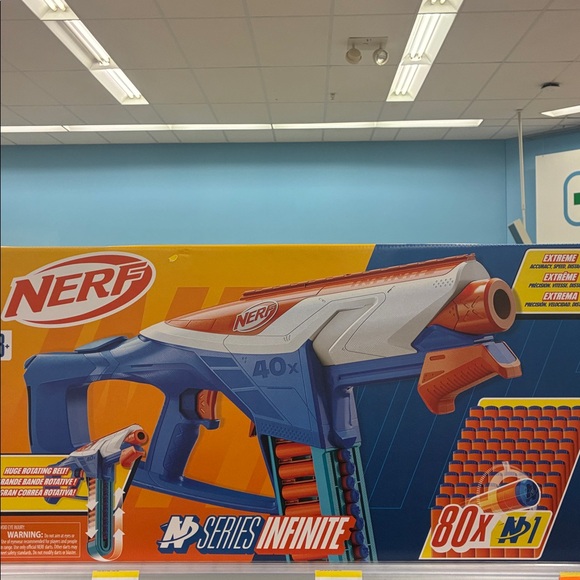 Nerf | Toys | Nerf Nstrike Elite Infinus Blaster Blue And Orange | Poshmark